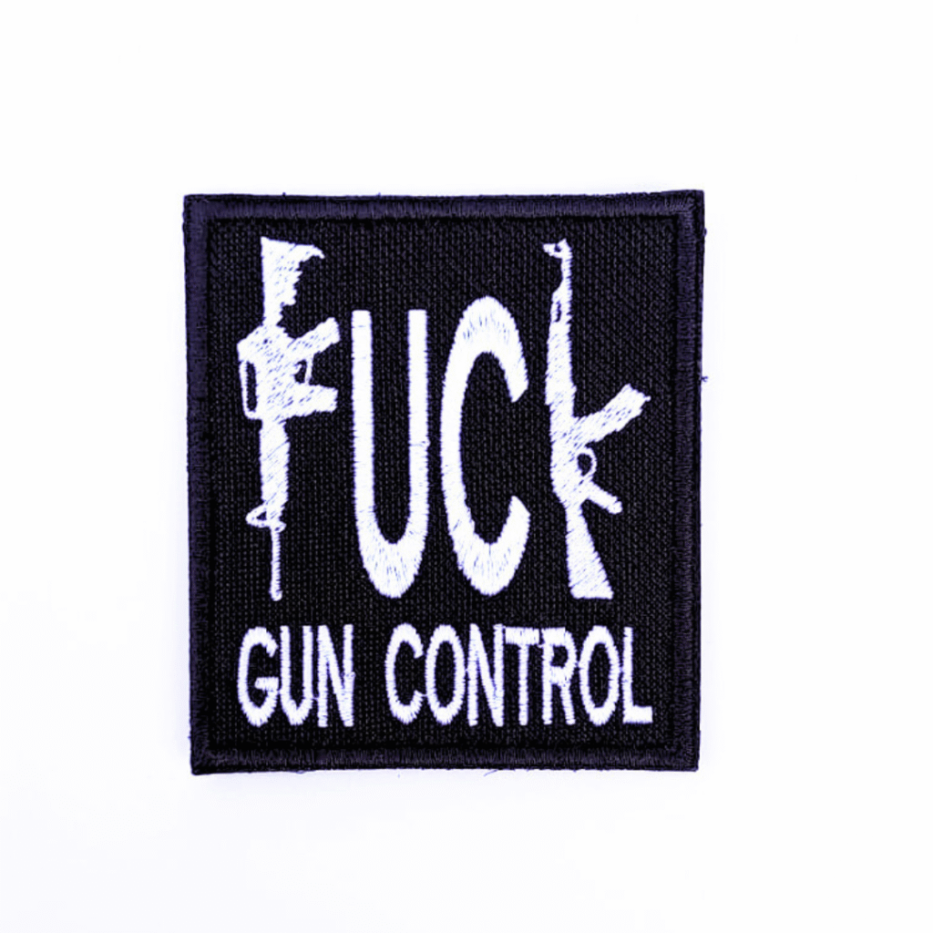 PATCH BORDADO F GUN CONTROL 8 X 7 CM – Loja BlackStar